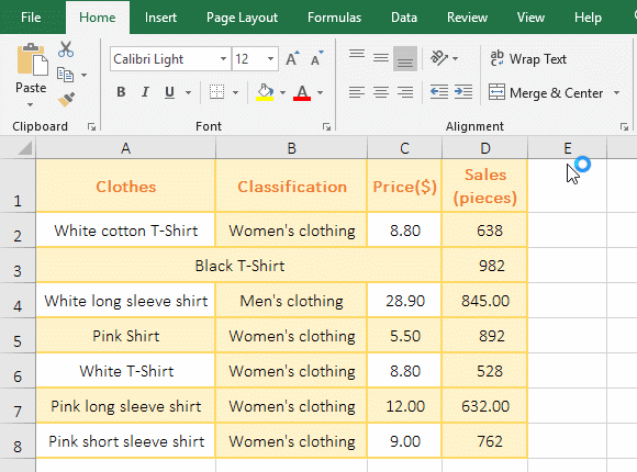 How To Split Cells In Excel With Unmerge Cells And One Column Or A 