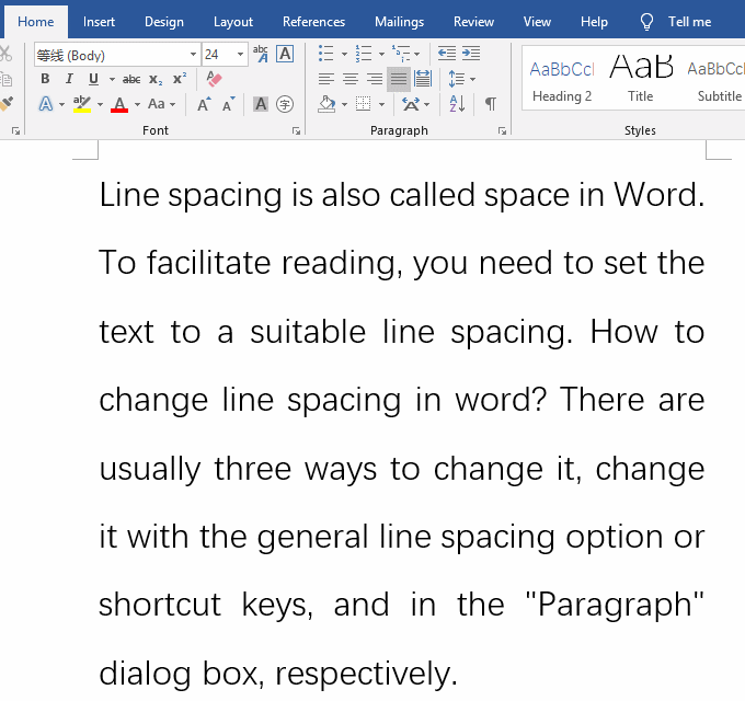 How To Change Line Spacing In Word With 1 5 Single double Shortcut 4 