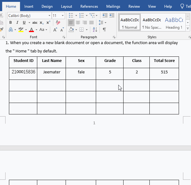 How To Select Move Copy And Remove A Table In Word With It Can t Be 