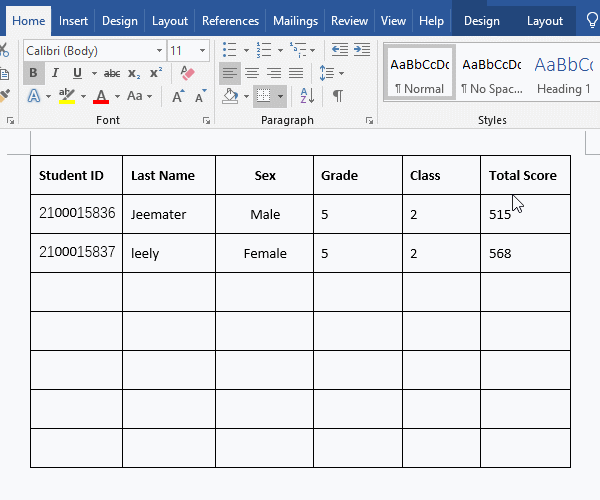 How To Align Tables In Word With Aligning Text And Number Base On 