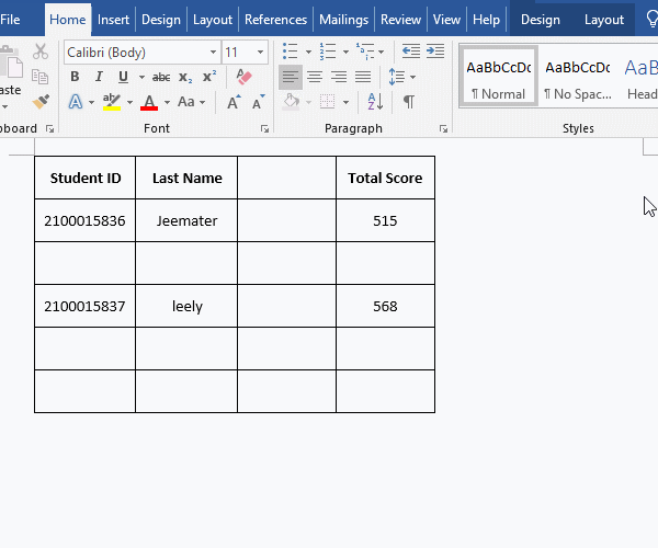 How To Delete Insert And Add Rows Columns And Cells In Word With 